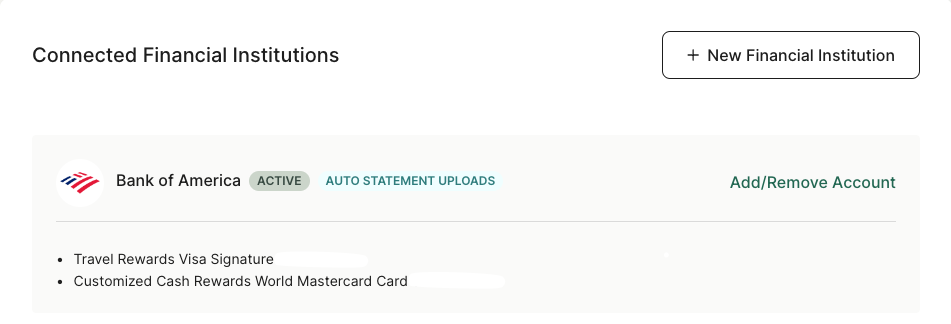 Automatic bank statement uploads through Plaid – Heard